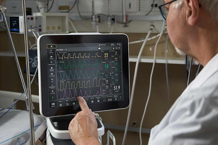 Edi signal for best possible respiratory care