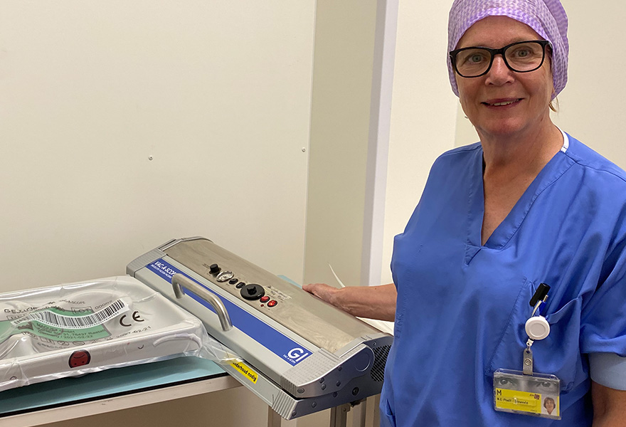 Endoscopen Amsterdam veilig verpakt en opgeslagen met behulp van Vac-a-Scope - Getinge