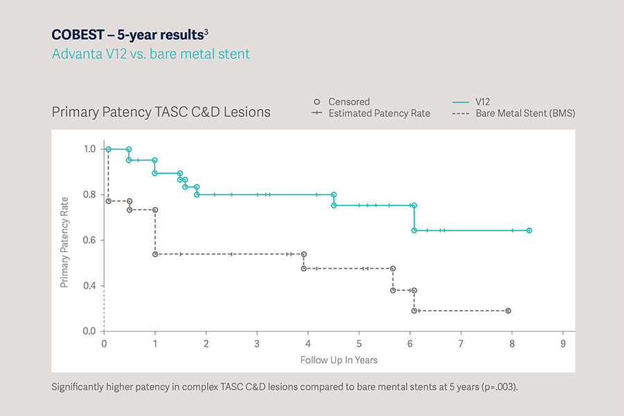 Advanta V12 Balloon Expandable Covered Stent - Getinge
