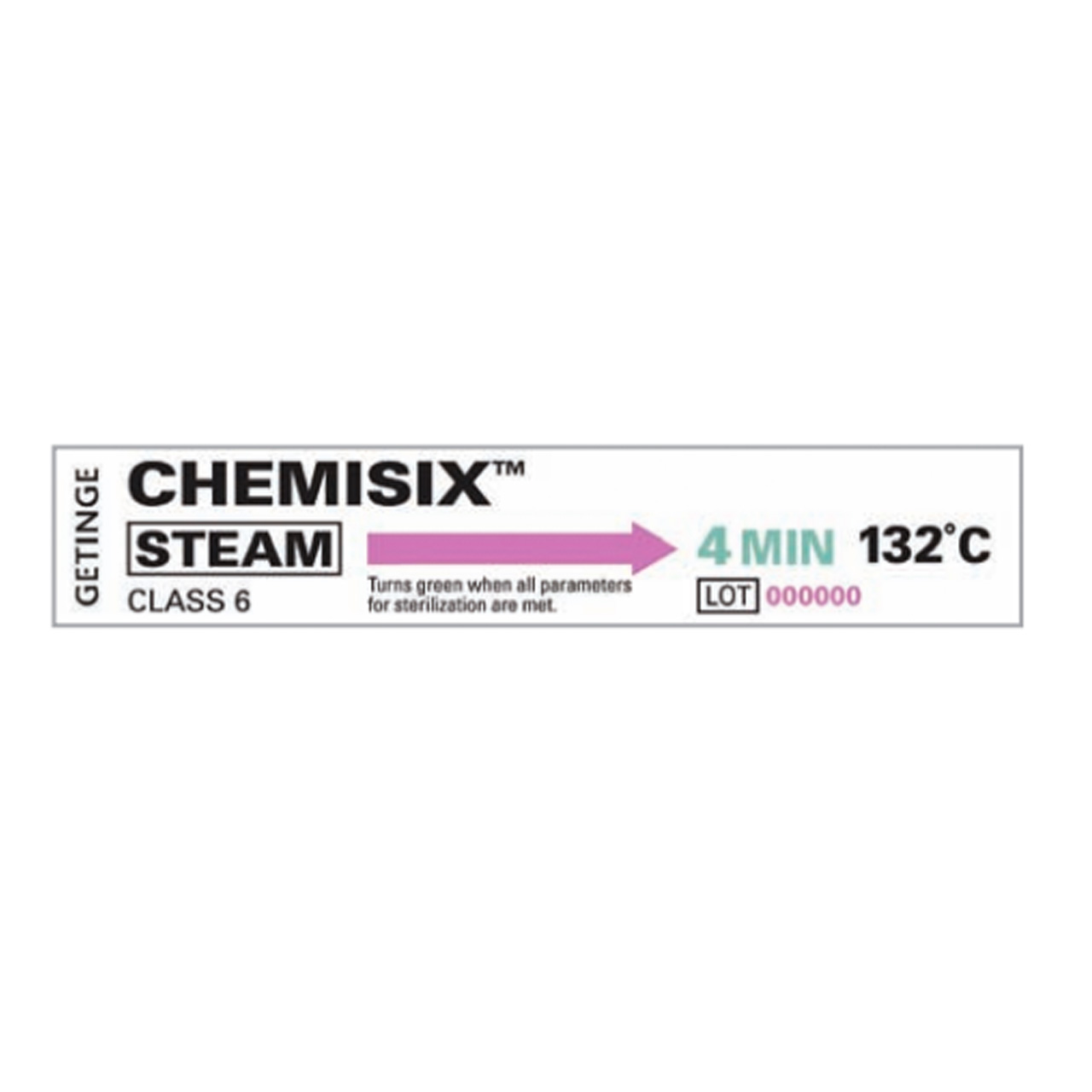 Getinge Assured CHEMISIX Emulating Chemical Indicator