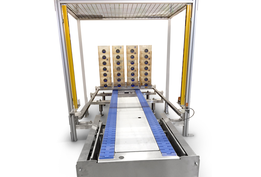 Robotic Cage Handling System for Tunnel Washers