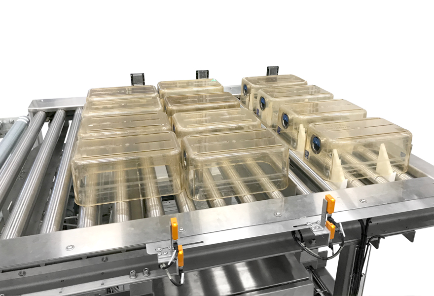 Robotic Cage Handling System for Tunnel Washers