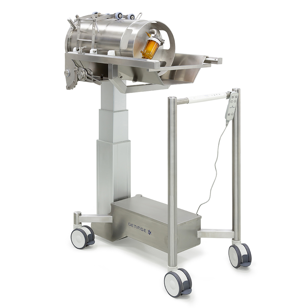 Ergonomic DPTE® trolley for use with beta bags and containers