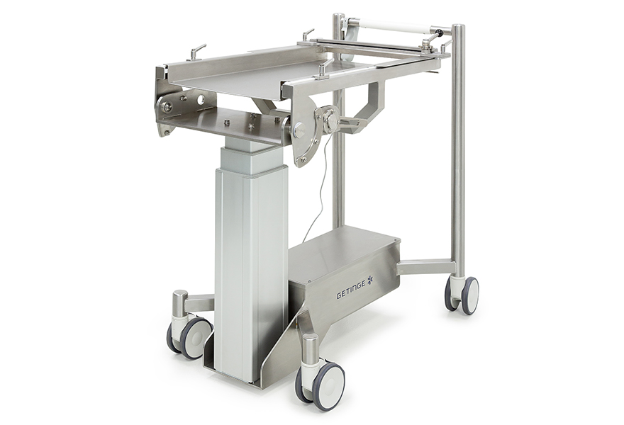 Ergonomic DPTE® trolley for use with beta bags and containers