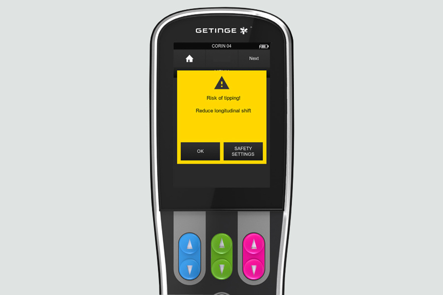 Maquet Corin is an intuitive, safe, smart and connected OR Table - Getinge