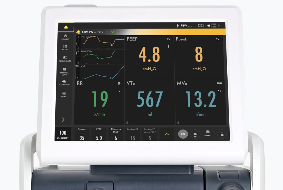 Getinge Servo-air® NIV - the non invasive wall gas independant ventilator
