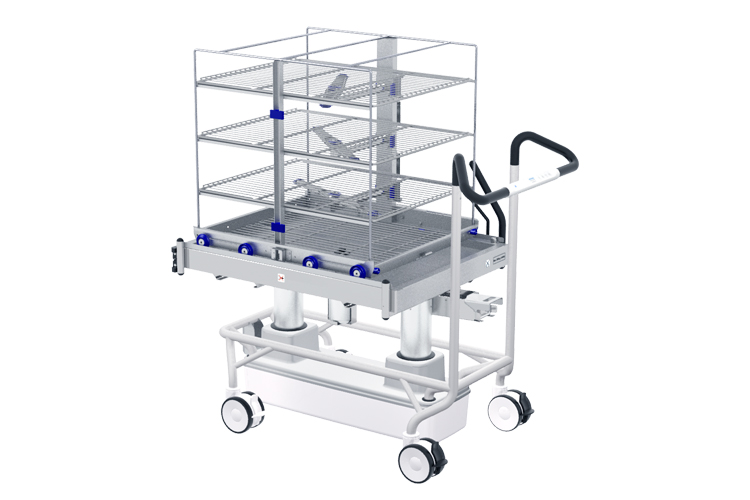 Smart Loading and unloading Trolleys for washer-disinfectors
