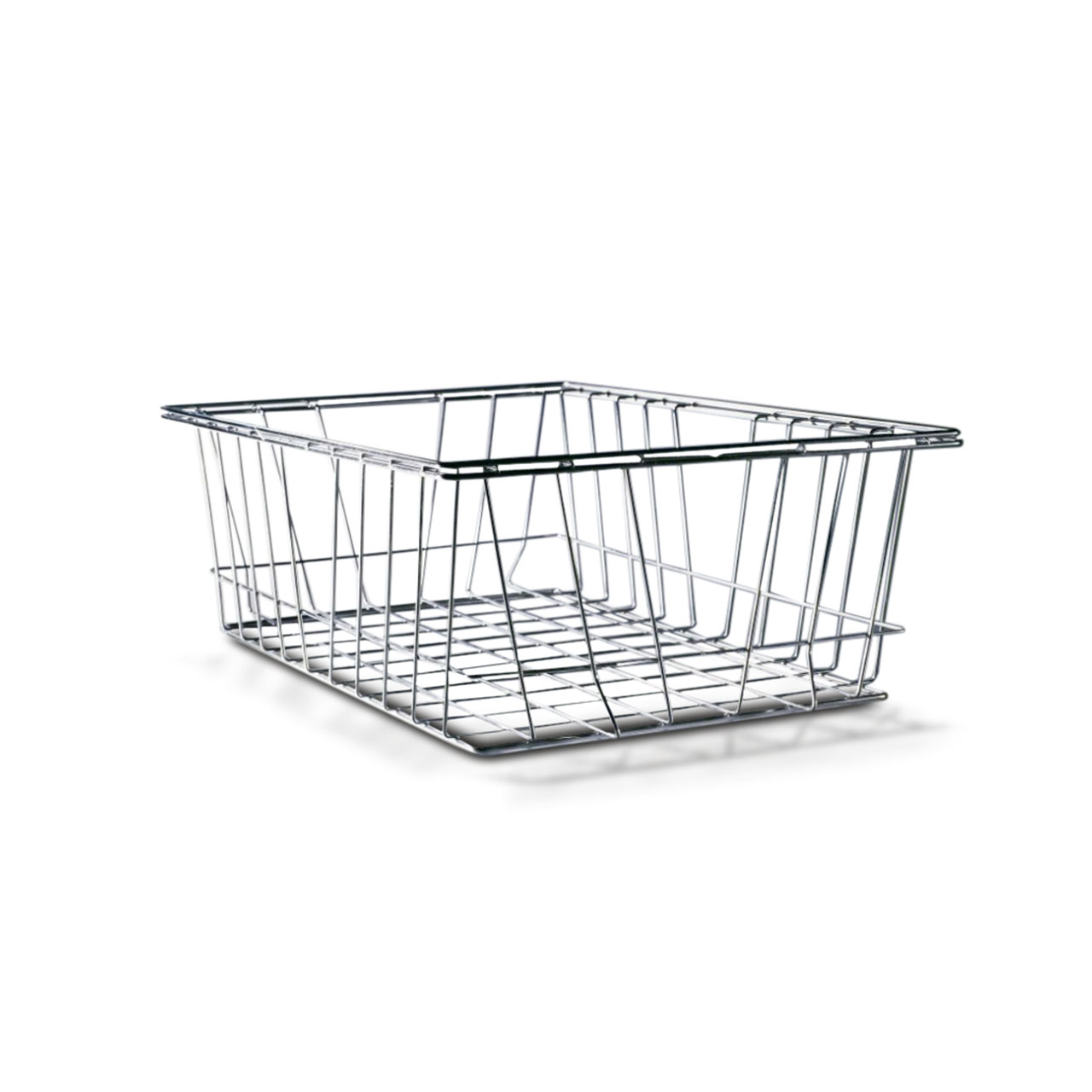 Modular wire baskets made of stainless steel