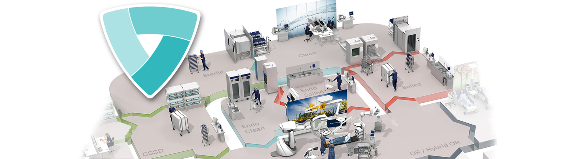 Instrument reprocessing - Clean Zone - Getinge